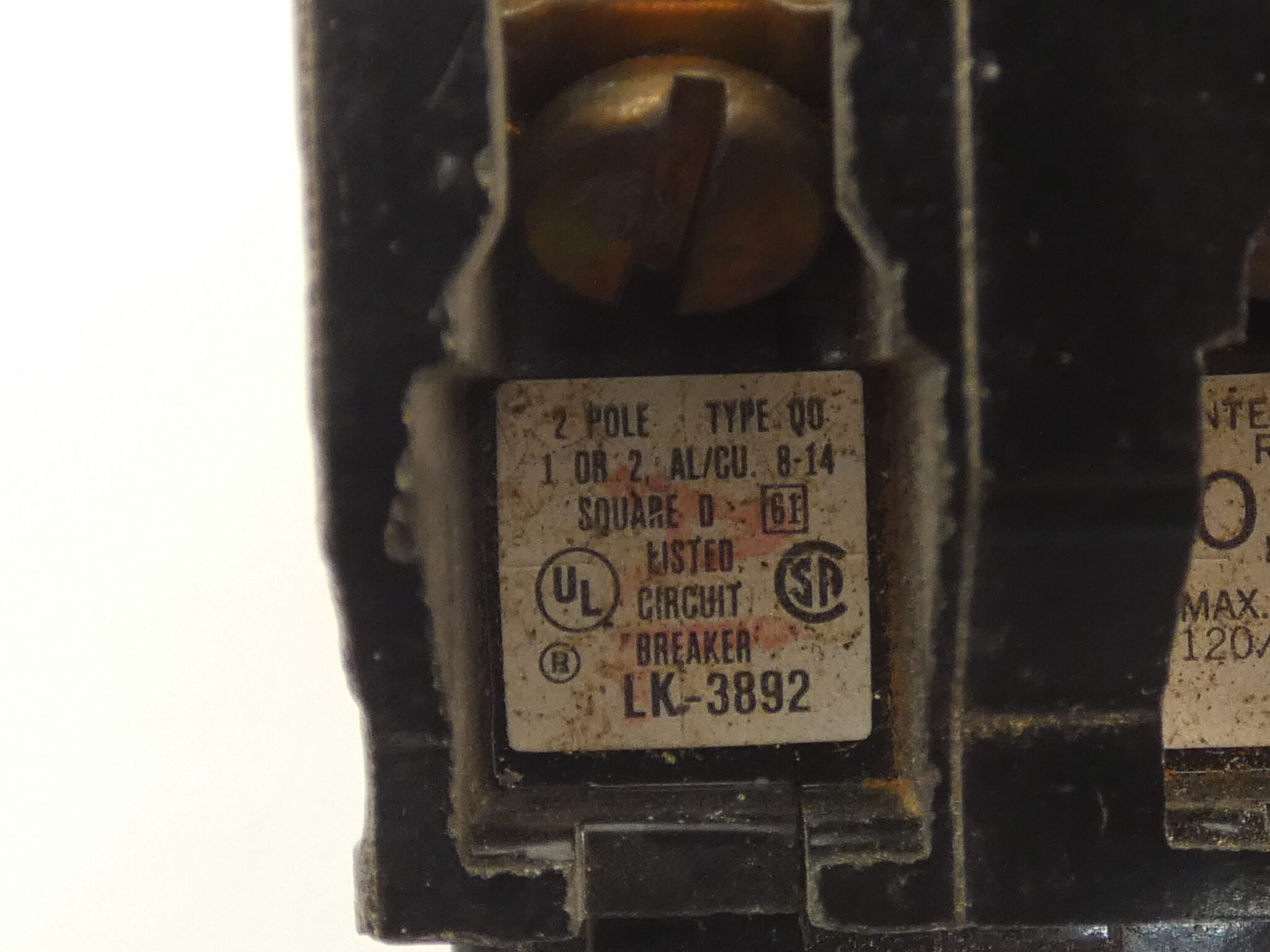 *Lot of 7* Square D Type QO 20A Circuit Breaker 2P – GPM Surplus