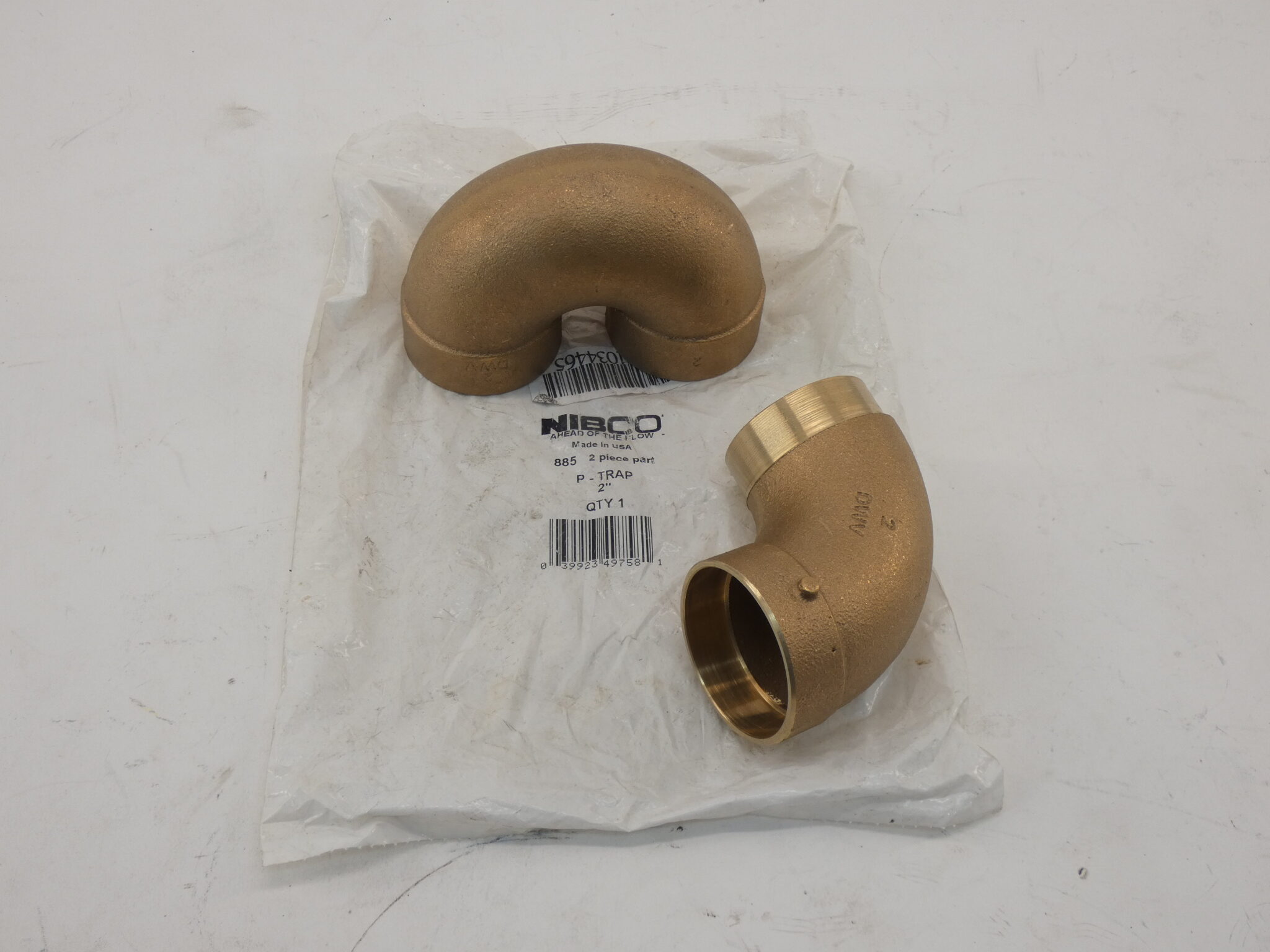 Nibco 885 P-Trap 2″ Bronze – GPM Surplus