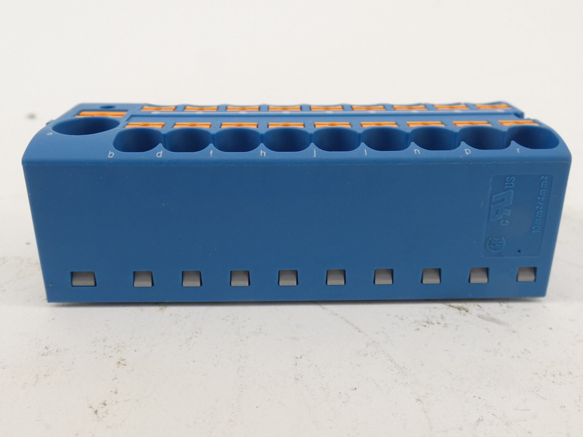 *Lot of 8* Phoenix Contact PTFIX 18×4 Blue Distribution Blocks 600V 57A ...