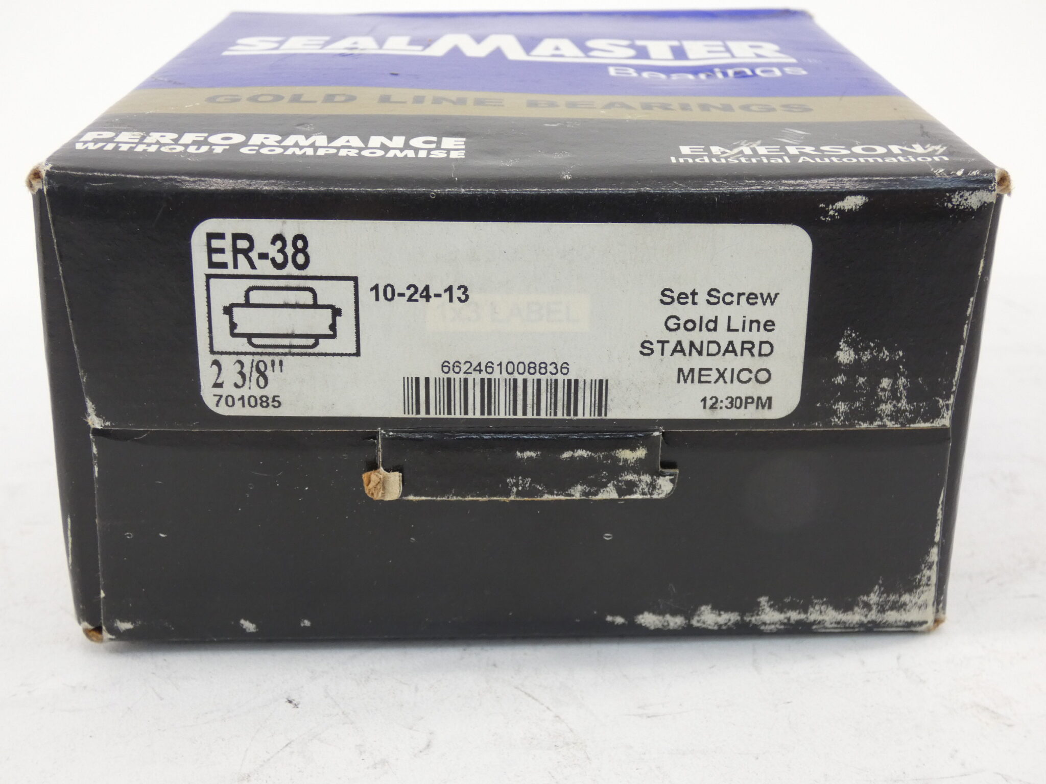 SealMaster ER-38 Bearing Insert 2-3/8″ Bore Gold Line Standard Emerson ...