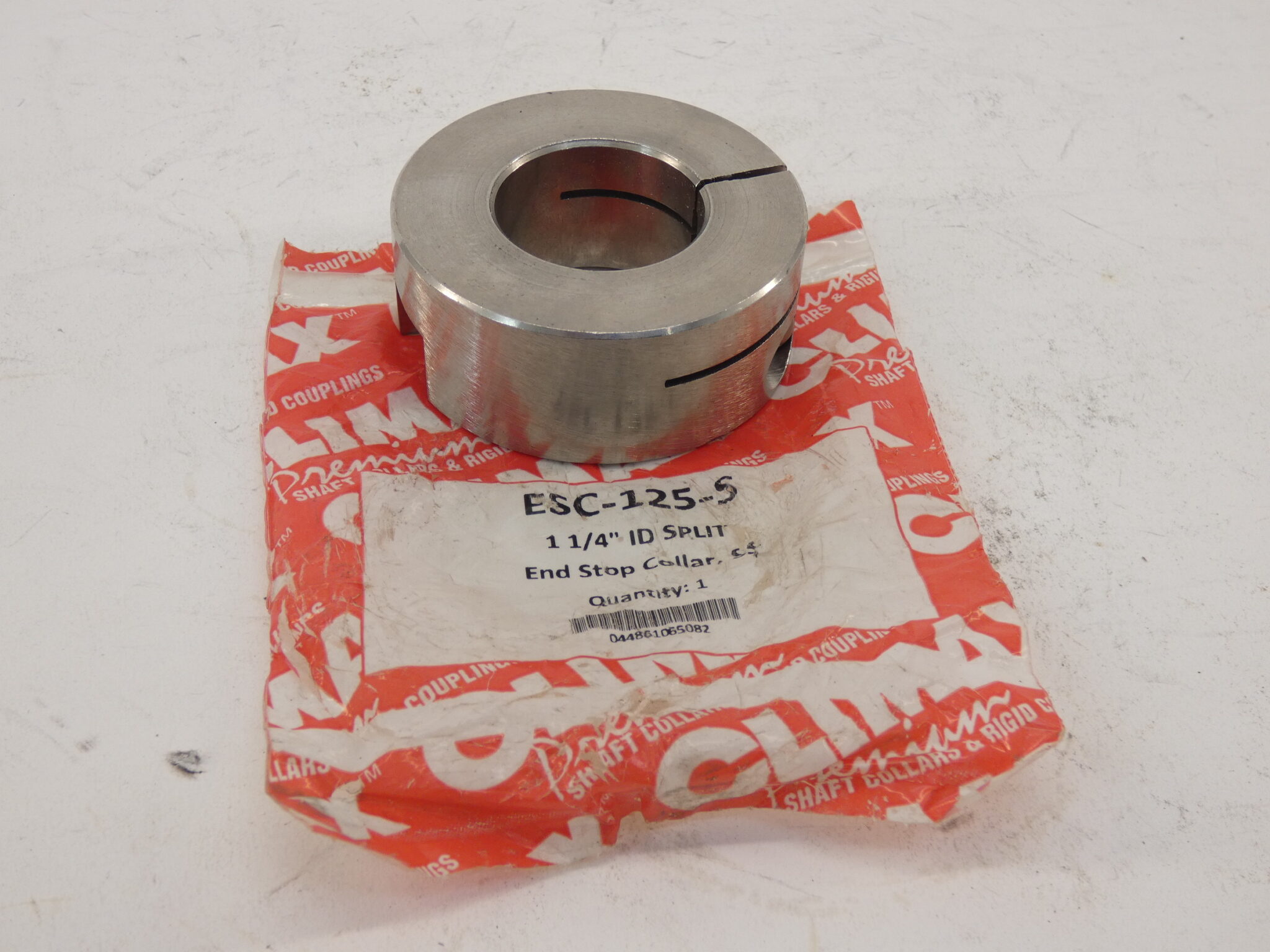 Climax ESC-125-S Stainless Steel End Stop Collar, 1-1/4″ ID Split – GPM ...