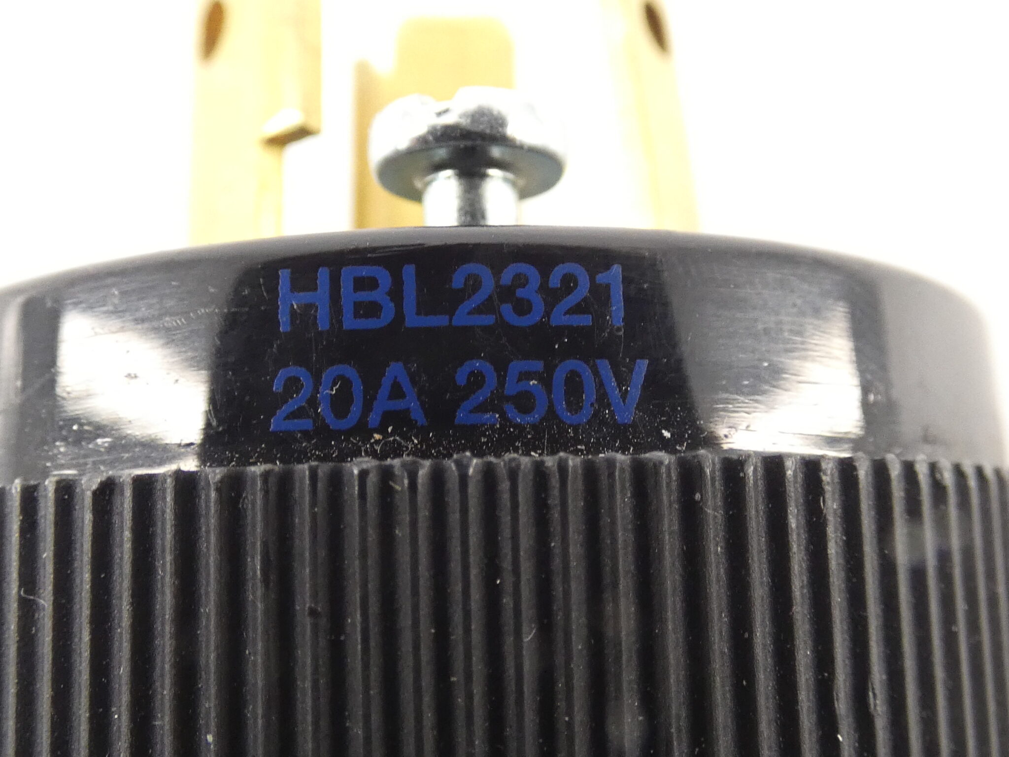 Hubbell HBL2321 Twist Lock Male Plug, 250V, 20A – GPM Surplus