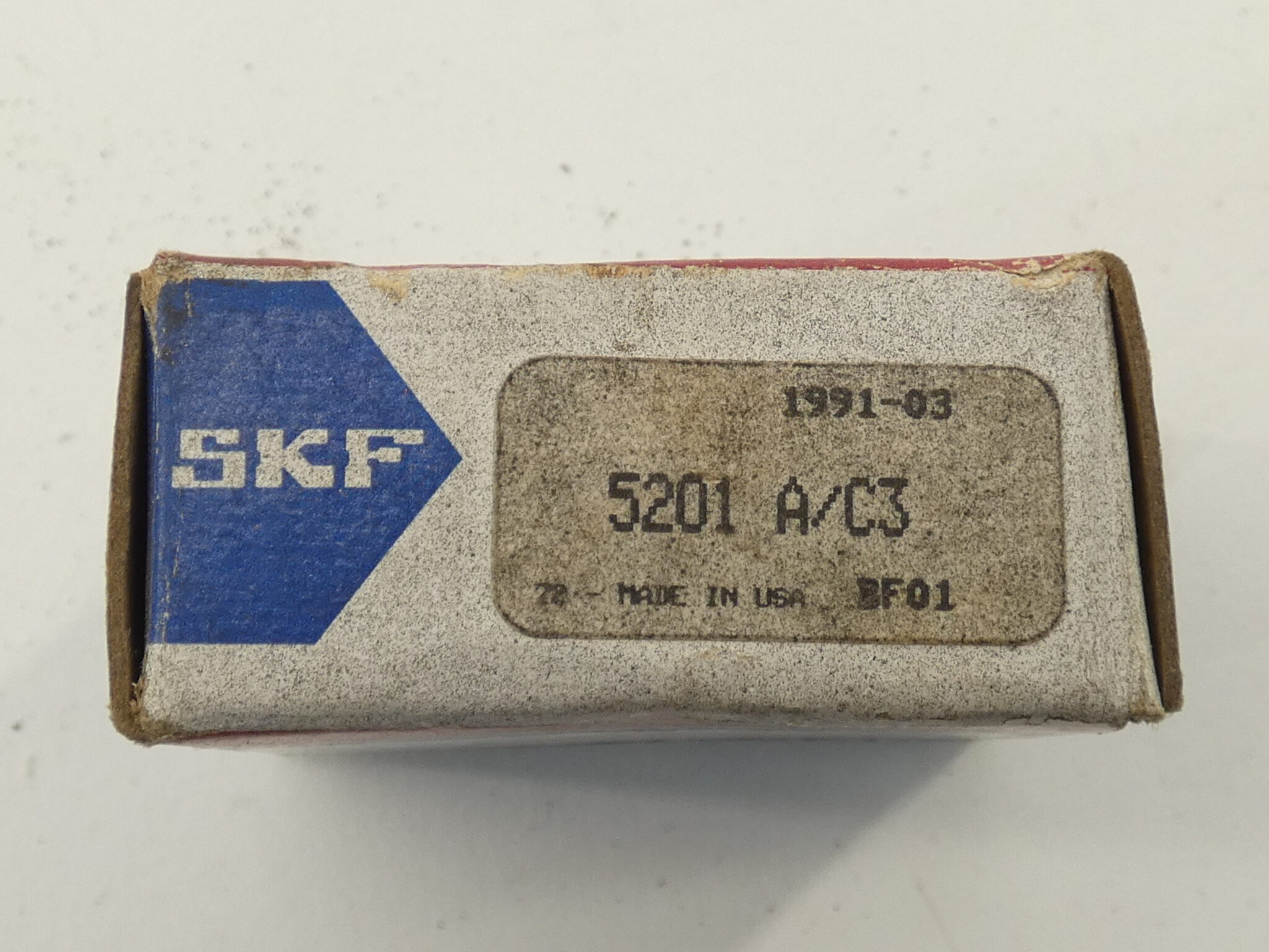 *Lot of 3* SKF 5201 A/C3 Ball Bearing 7/16″ Bore 1-1/4″ OD – GPM Surplus