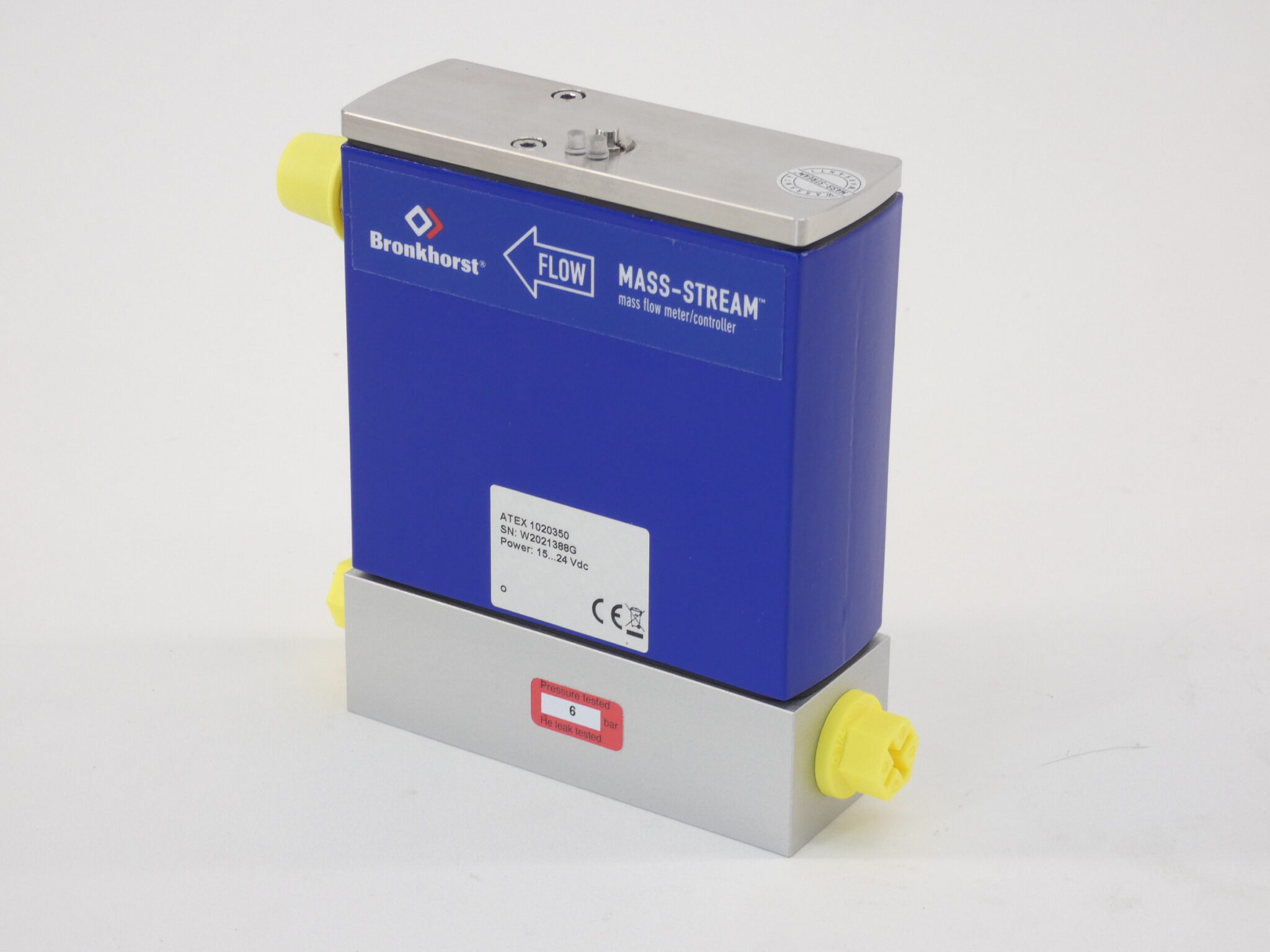 Bronkhorst Mass Stream Mass Flow Meter Controller Regulator 250 I/H w/o ...