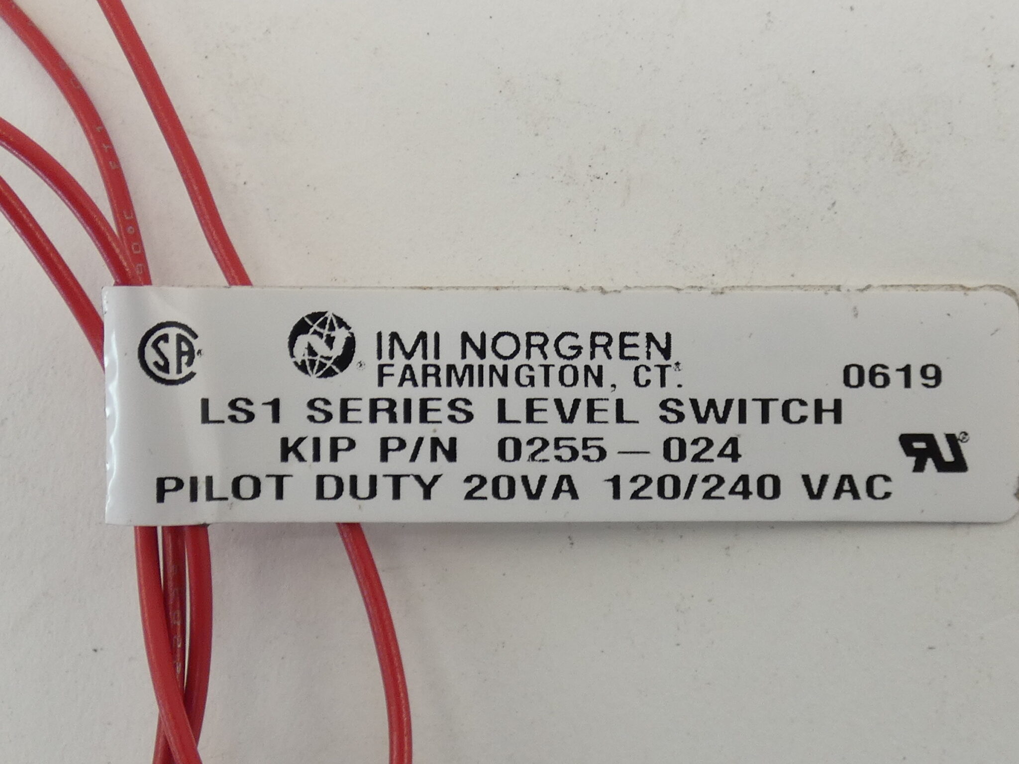 *Lot of 3* IMI Norgren 0255-024 LS1 Series Fluid Level Switch 120 ...