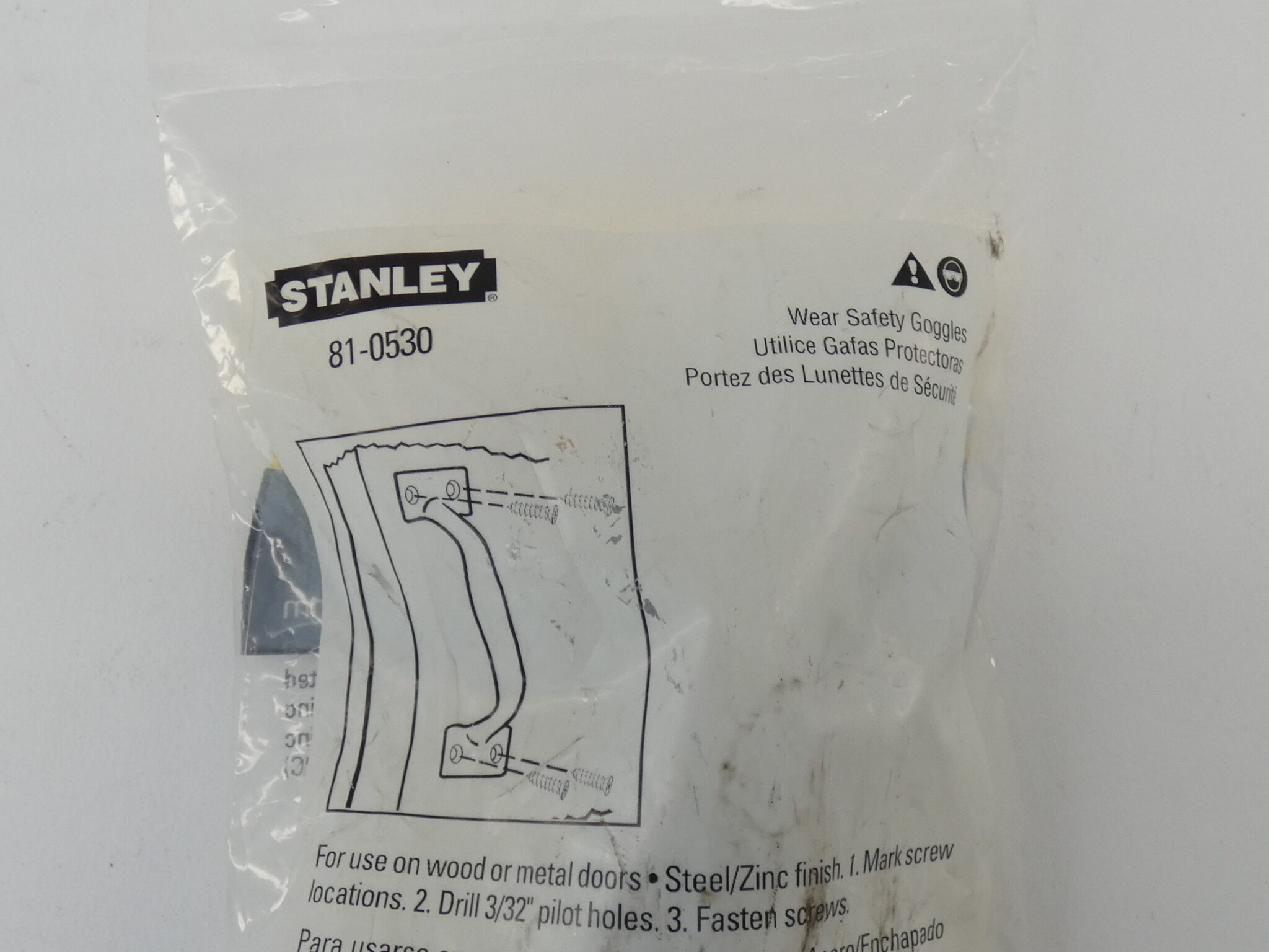 Stanley 81-0530 SP482 Door Pull Handle 5-3/4″ Zinc Plated – GPM Surplus
