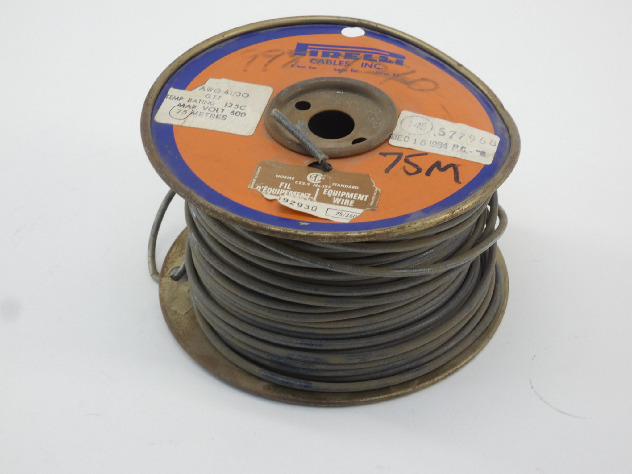 Pirelli Equipment Wire 75M 600V 125C – GPM Surplus