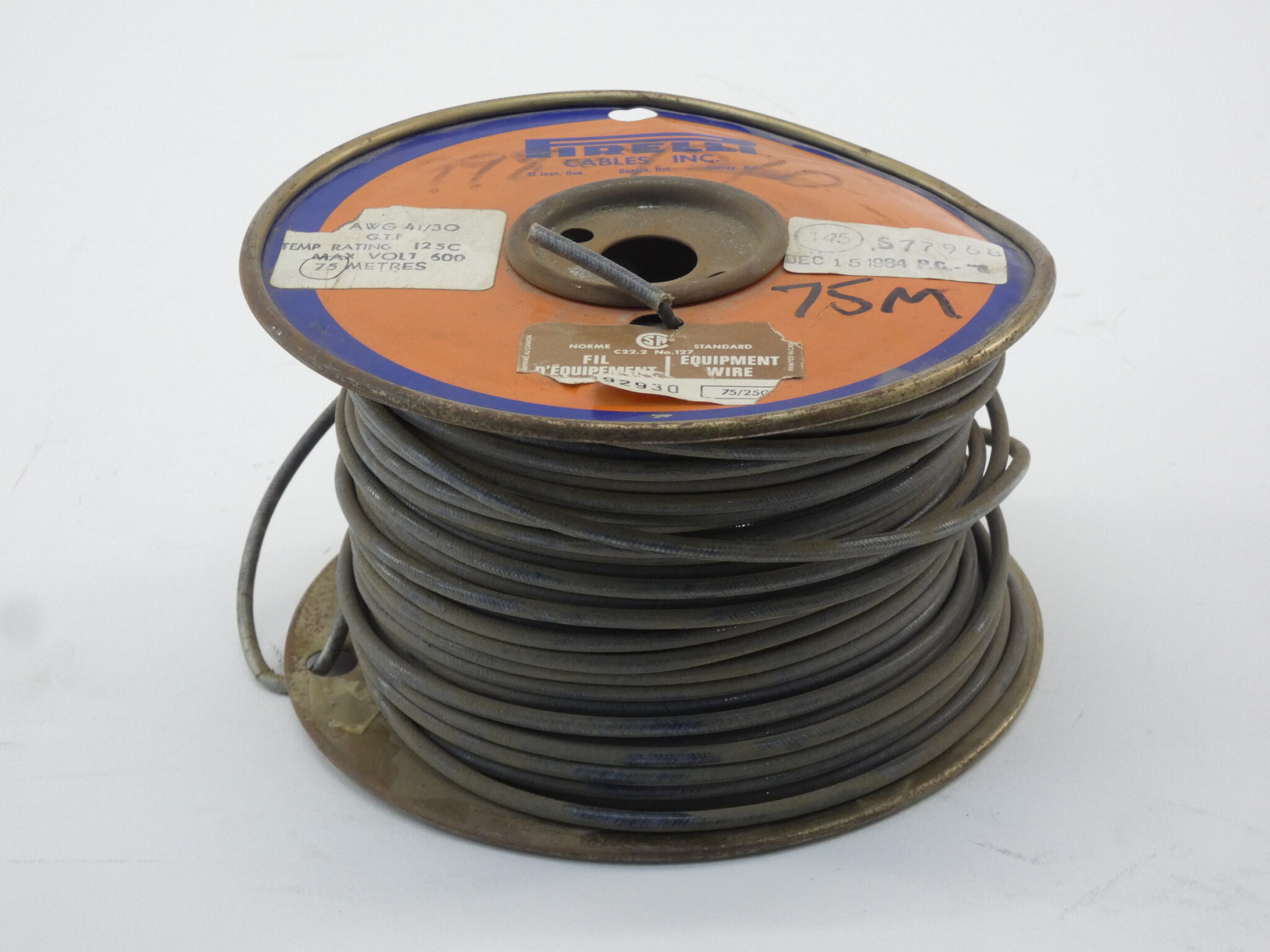 Pirelli Equipment Wire 75M 600V 125C – GPM Surplus