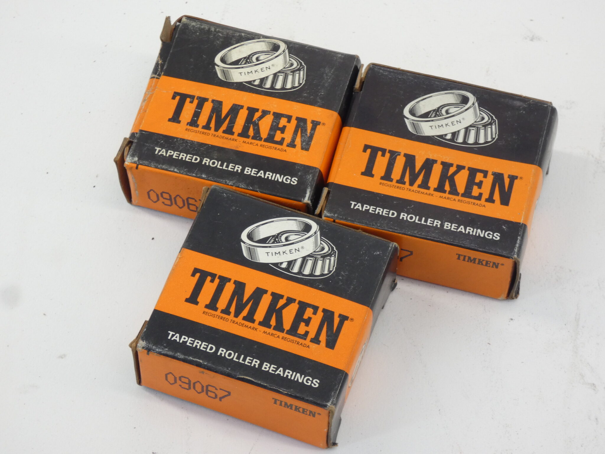 *Lot of 3* Timken 09067 Tapered Roller Bearing 3/4″ Bore 1-5/8″ OD ...