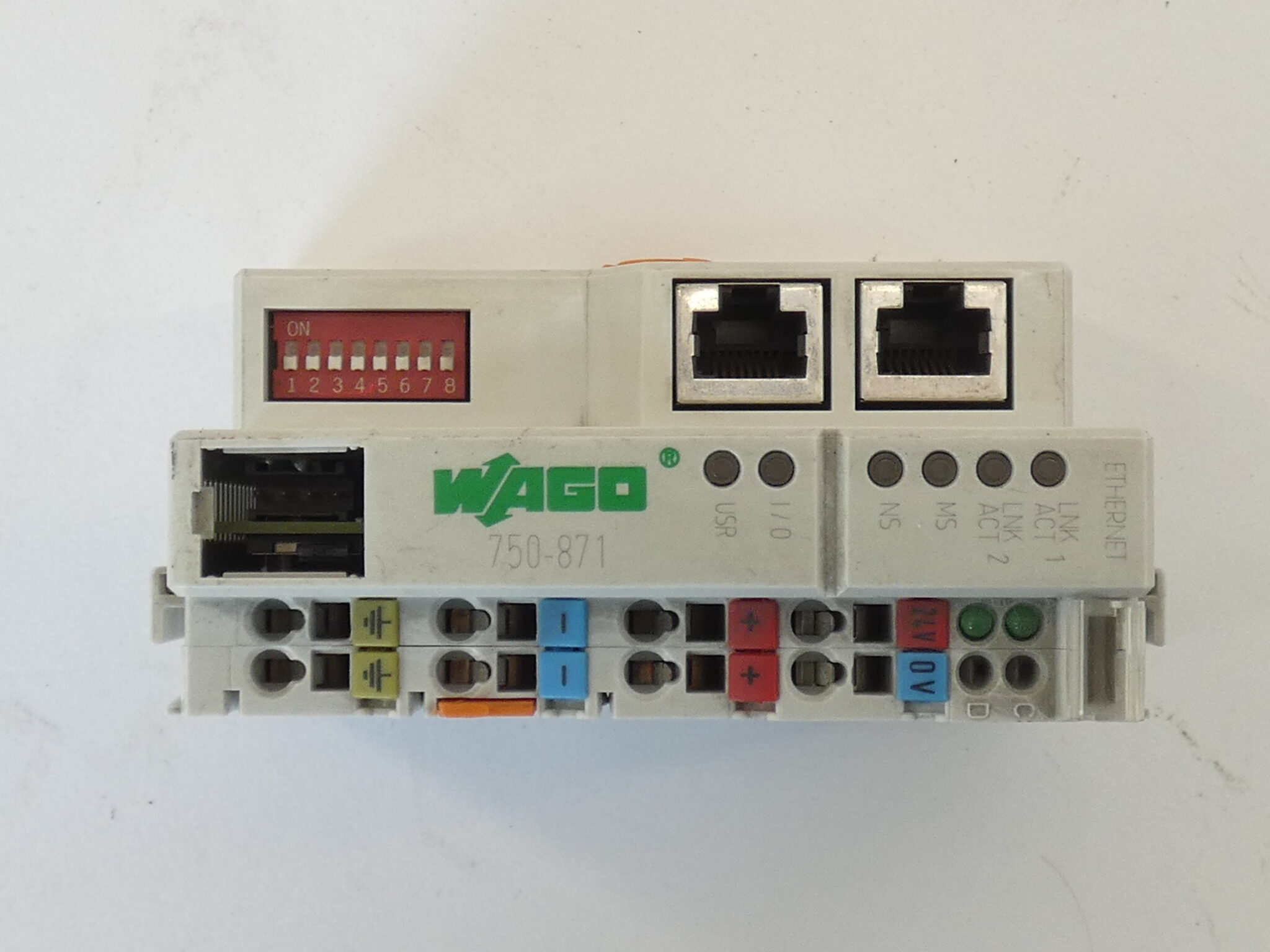 Wago 750-871 Ethernet Controller 100MBI 2 Port – GPM Surplus