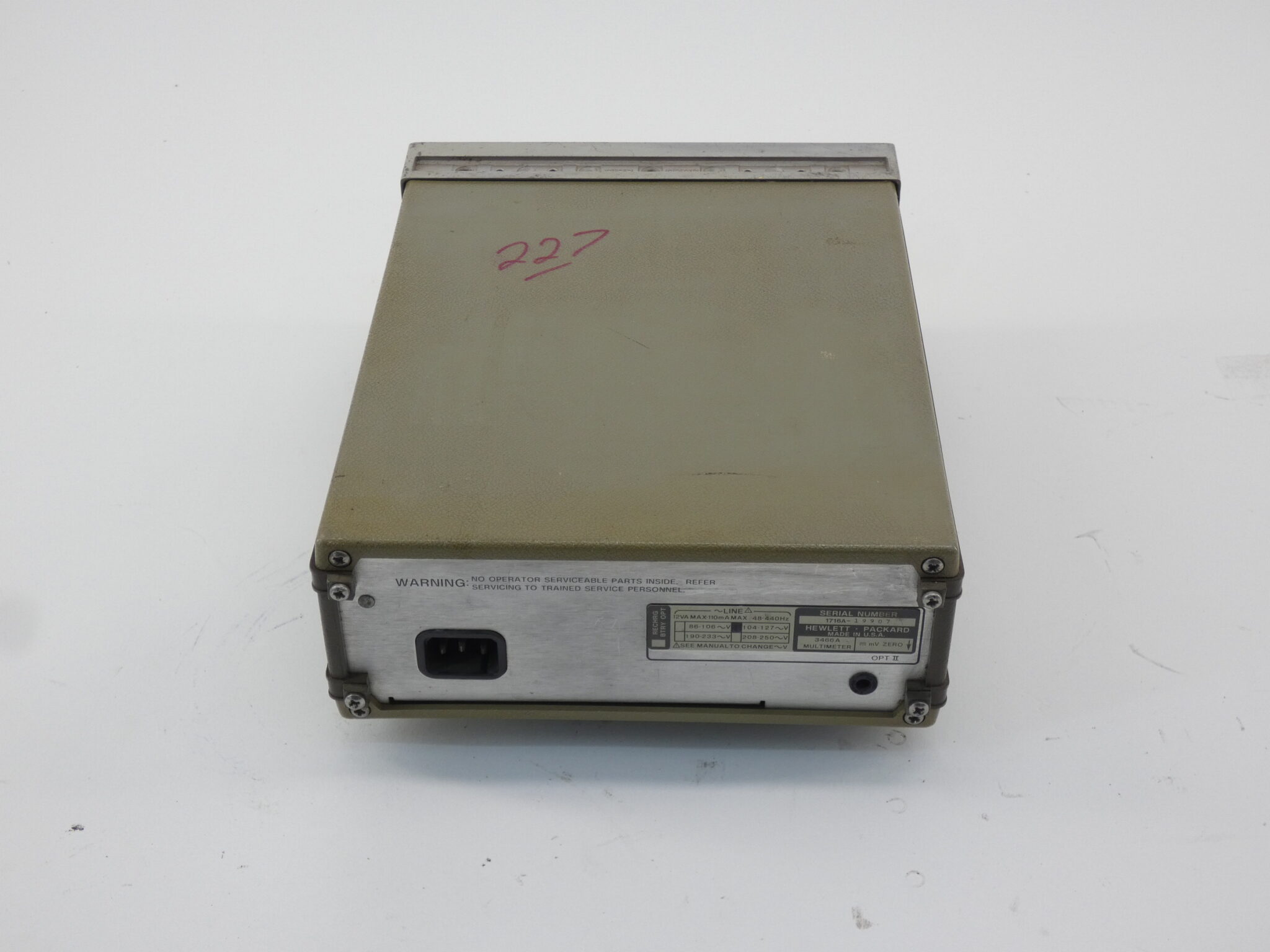 Hewlett Packard HP 3466A Digital Multimeter – GPM Surplus