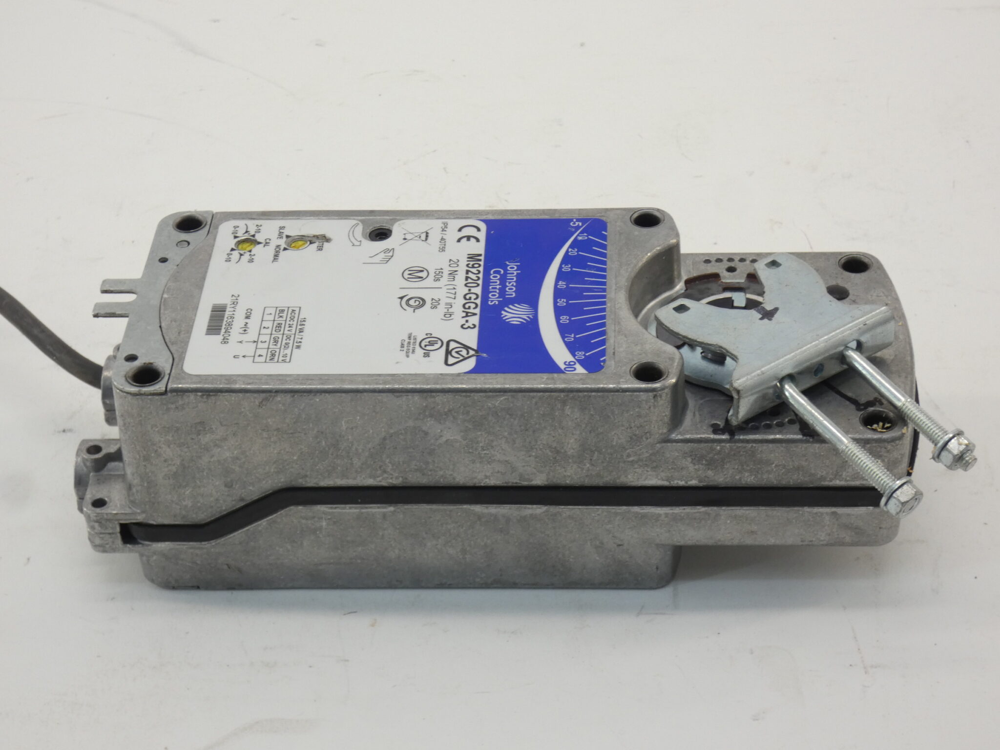 Johnson Controls M9220-GGA-3 Rotary Actuator Spring Return 20Nm 177 in ...